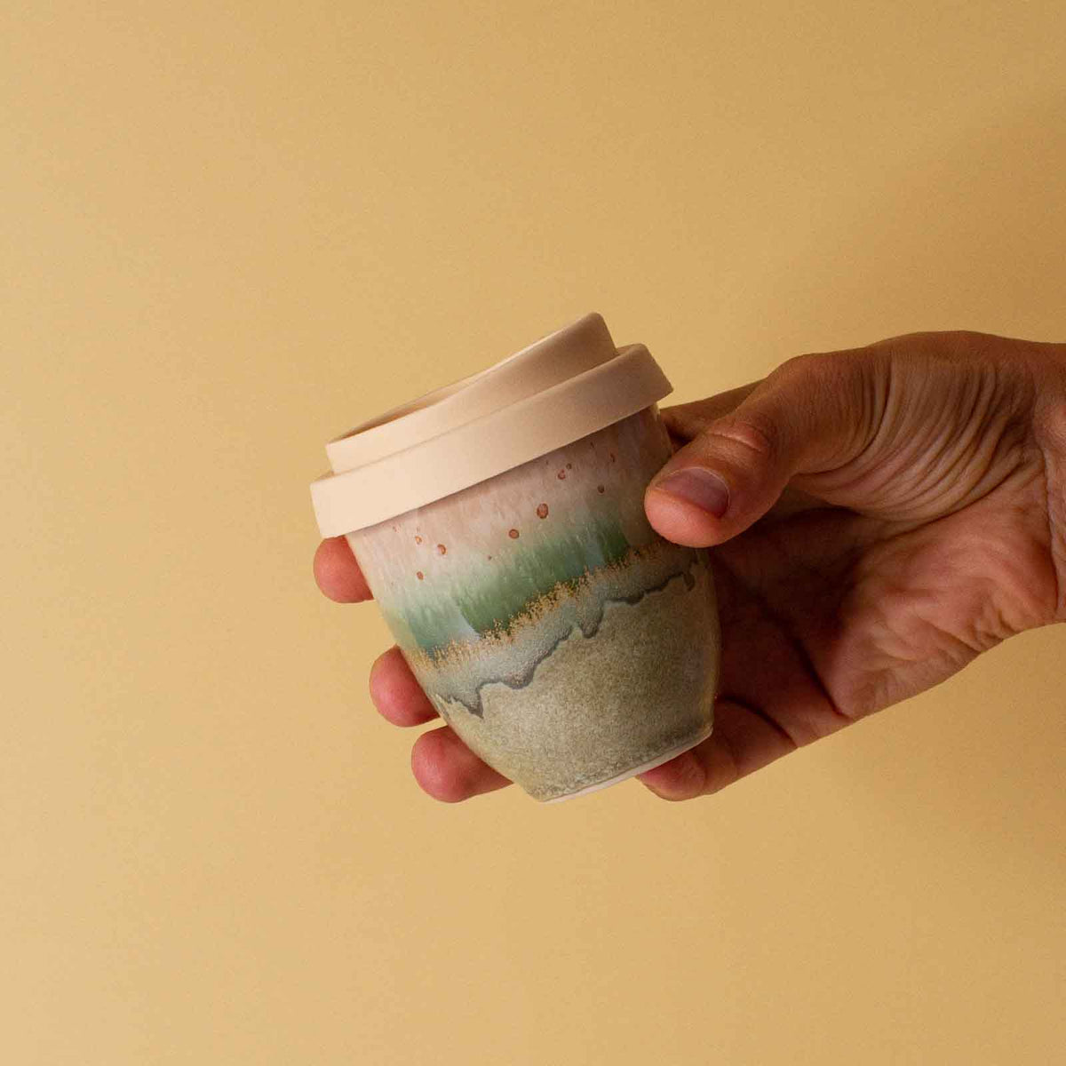 Ceramic Latte Cup | May Glazes | Pottery For The Planet